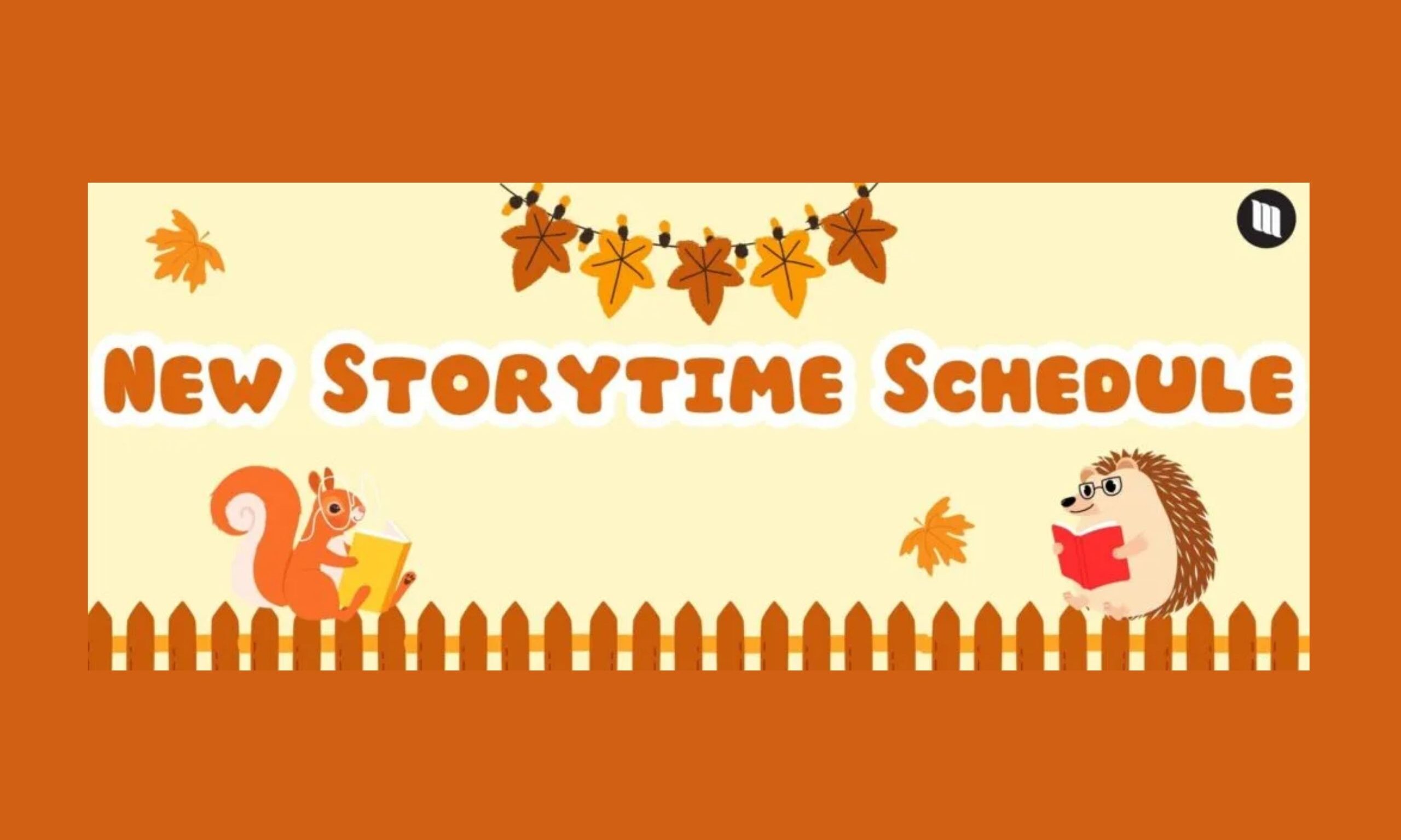 Fall Storytime Schedule - Menomonee Falls Public Library